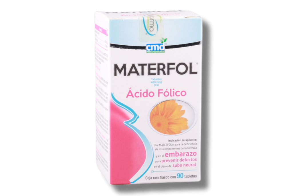 MATERFOL 400MCG C/90 TABLETAS | DIFAM